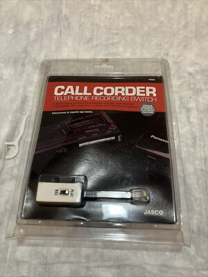 Jasco Call Corder Vintage Telephone Recording Switch(New) | eBay