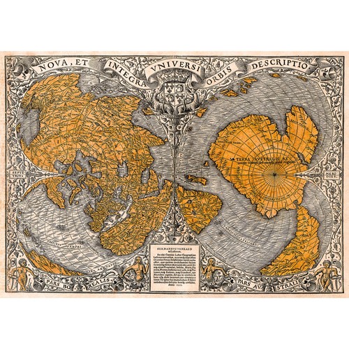 Oronteus Finaeus Map of 1531, World Map, Pearl Photo Paper, A2 Size | eBay