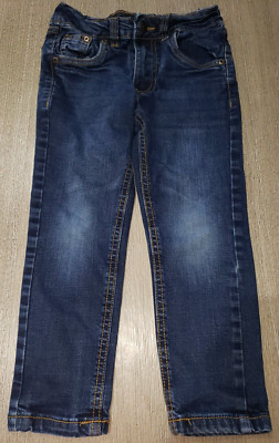 boys LEE denim JEANS PANTS size 5 SLIM FIT adjustable waist tabs CLEAN ...