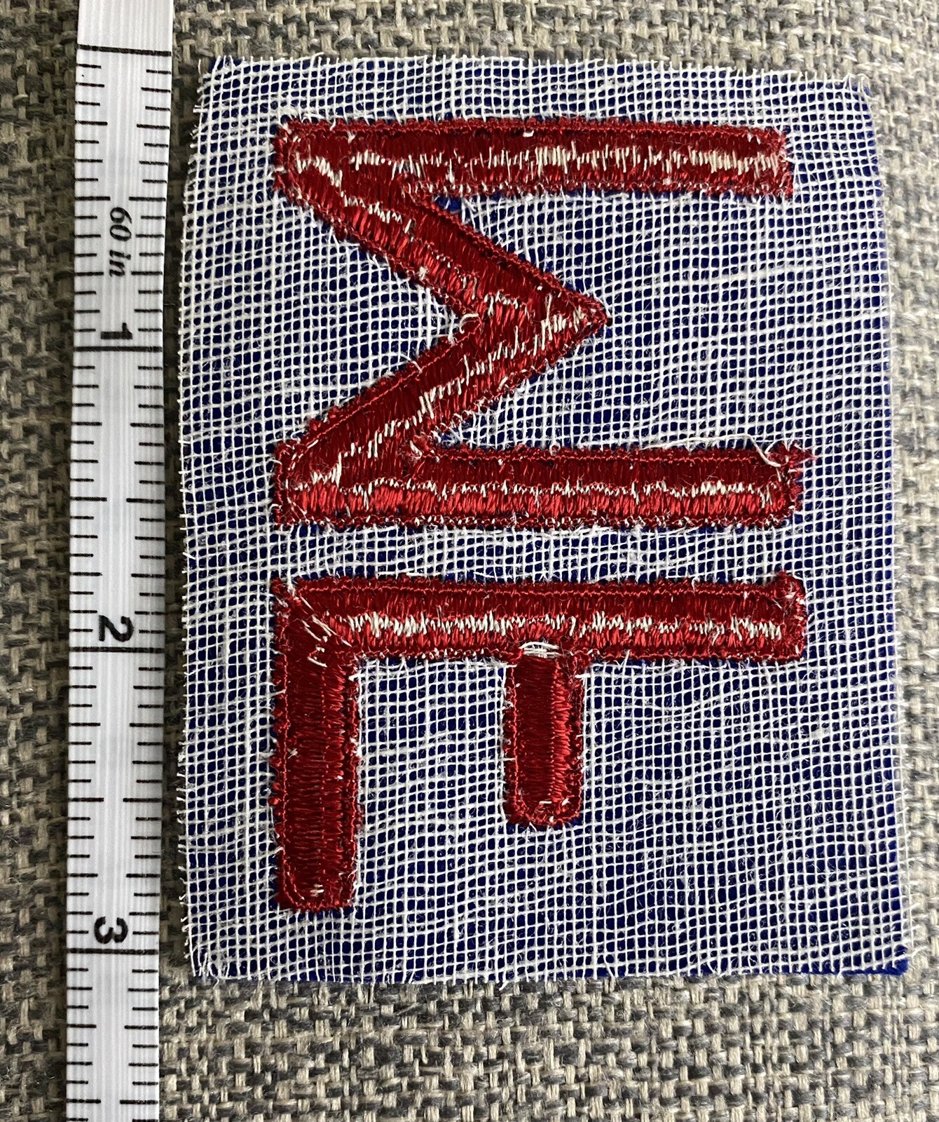 MF-MILITARY FIRE WATCH FELT PATCH -------- ---------------Orignial WW2 ...