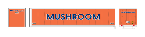 HO Scale - Semi-Trailer Mushroom Trucking 40ft | eBay