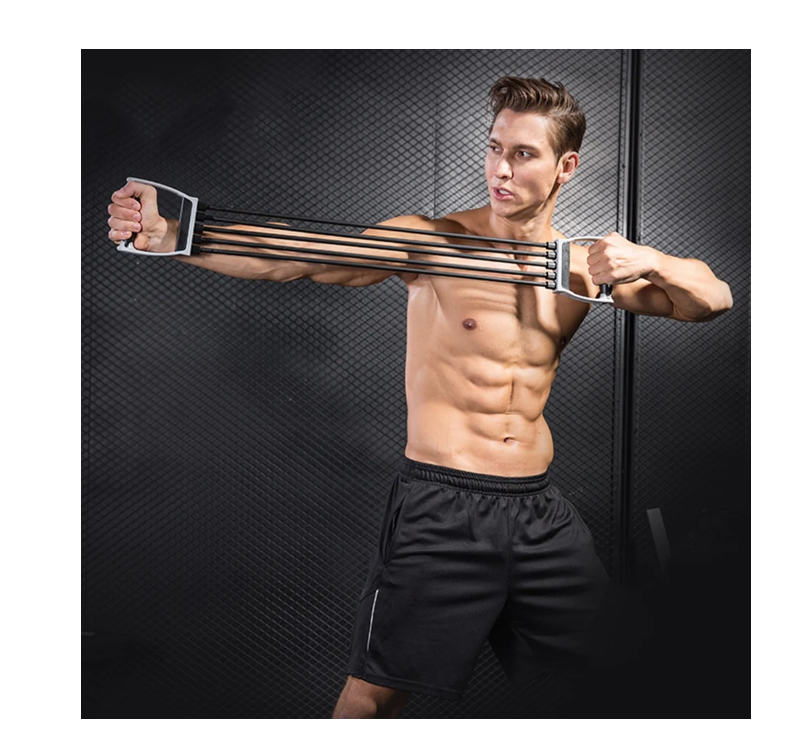 HOMEMAXS Chest Developer Exercise Belt Puller Chest Expander Man ...