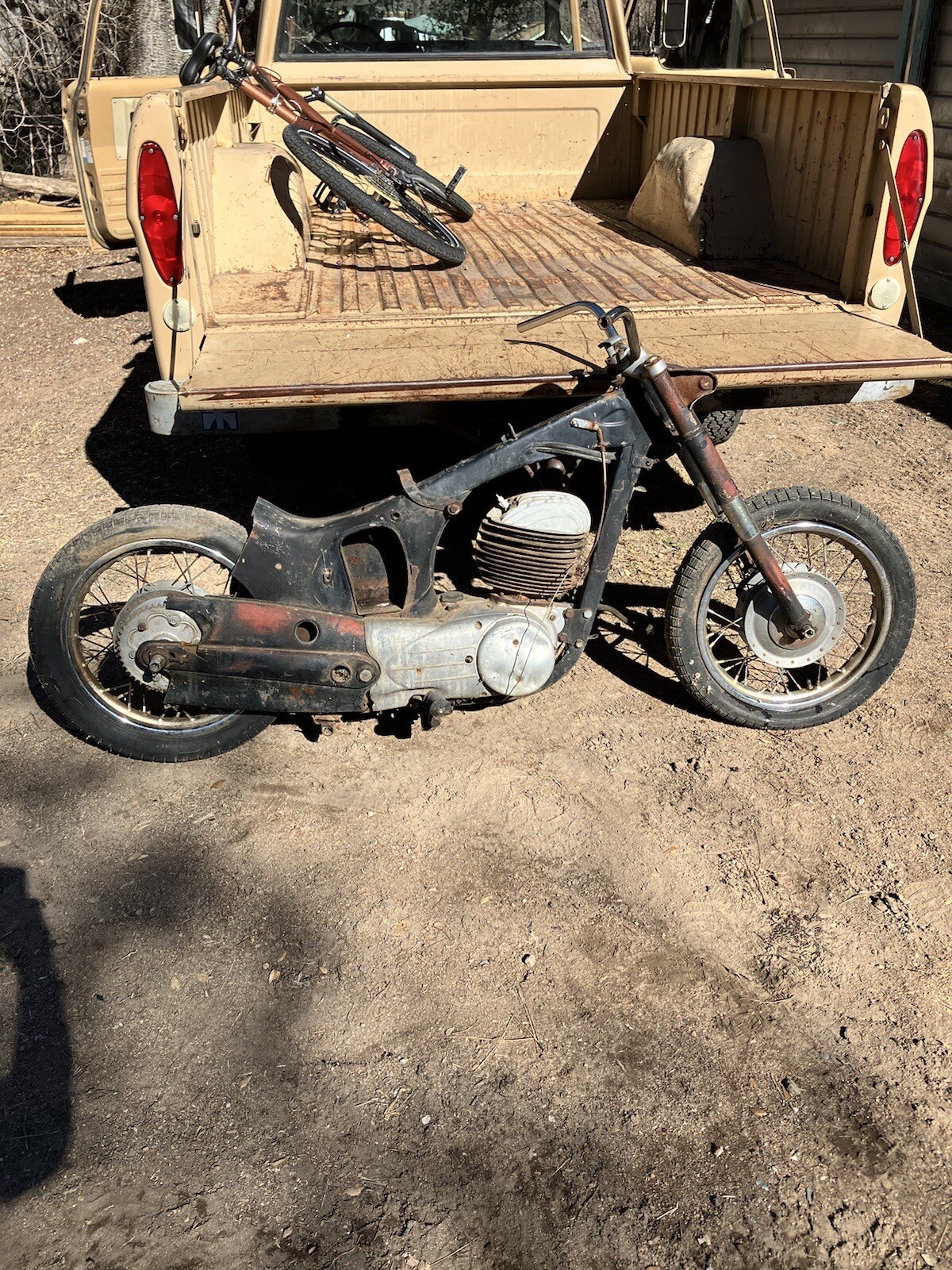 Vintage Sears Allstate Motorcycle Daimler-Steyer-Puch 2 stroke Made In ...