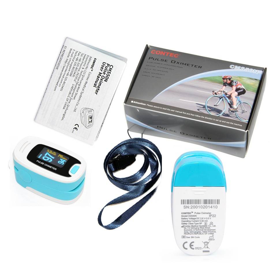 OLED HEART PULSE RATE BLOOD OXYGEN SENSOR PATIENT MONITOR SPO2 FINGER ...