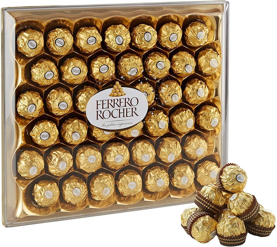 Ferrero Rocher Gold Collection, Chocolates Gift Sweets Present Box ...