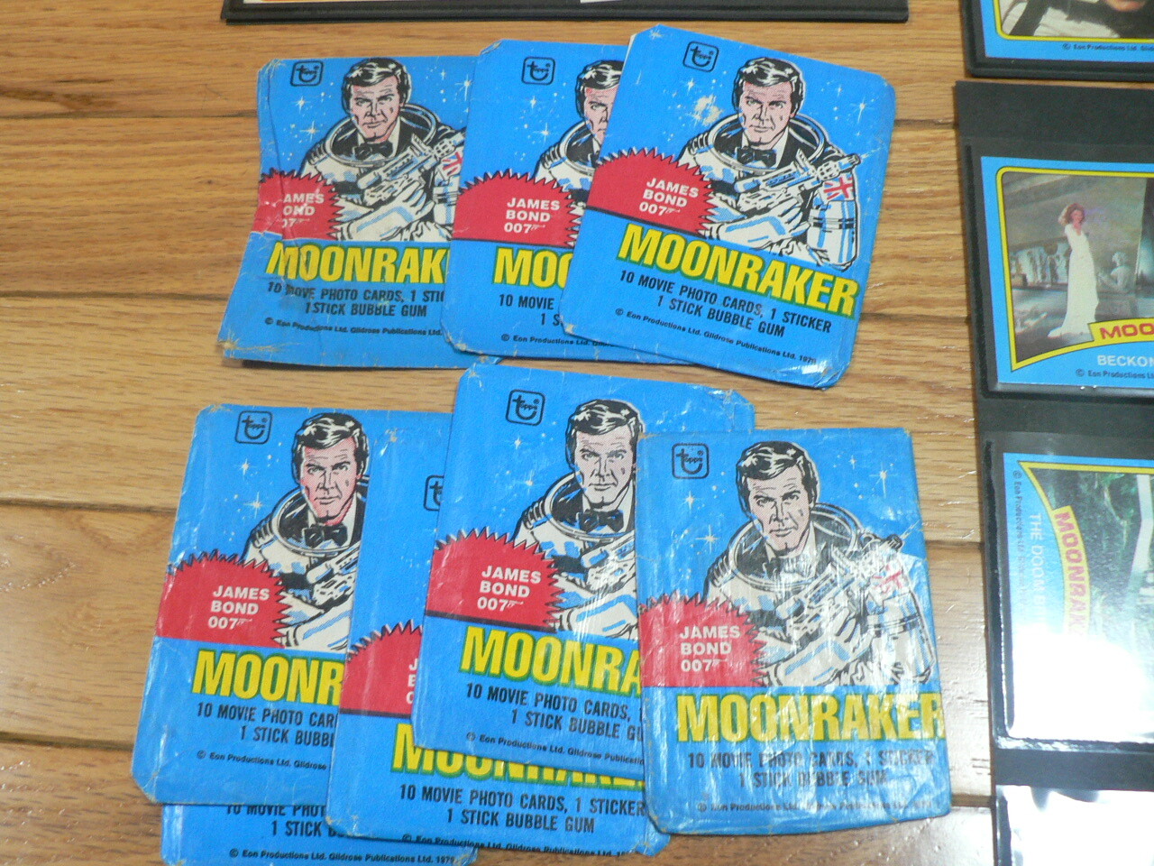 007 JAMES BOND MOONRAKER CARDS SET 1979 TOPPS USA | eBay