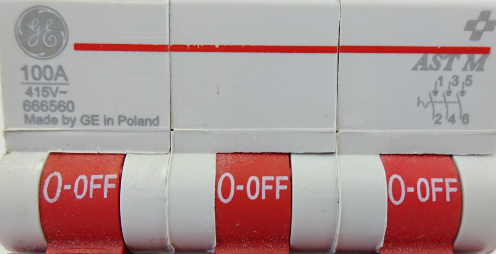 General Electric AST M Hauptschalter Schalter Lastschalter 100A 415 ...