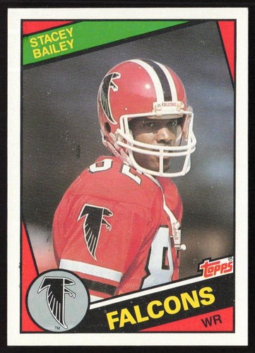 1984 Topps Stacey Bailey #211 Rookie Atlanta Falcons | eBay