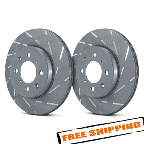 EBC USR BlackDash Series Sport Slotted 1-Piece Brake Rotors for 03-05 ...