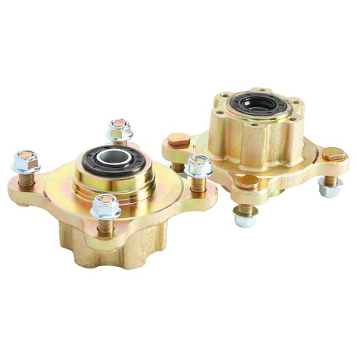 Pair Front Spindle Wheel Hubs 4 Stud For 4 Wheeler UTV ATV Quad 125 ...