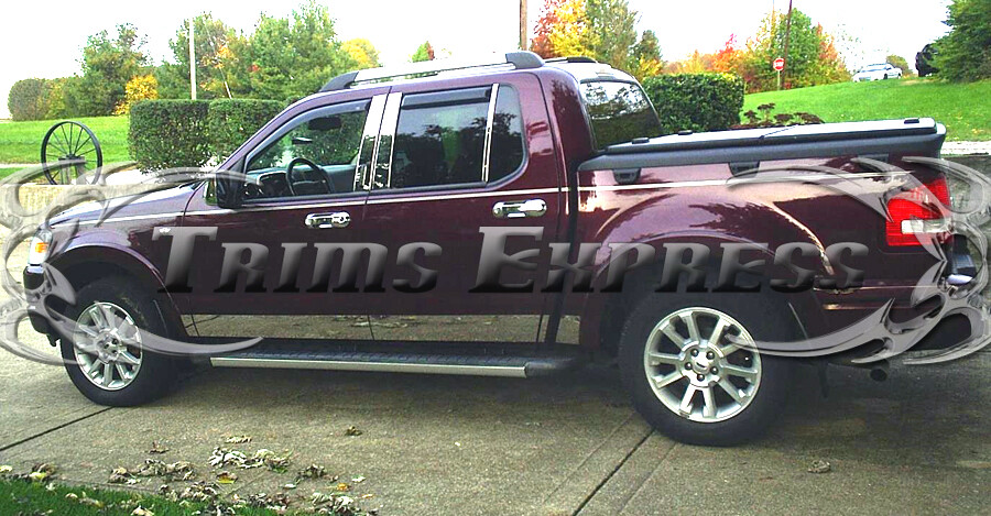 2007-2010 Explorer Sport Trac/SportTrac Rocker Panel Trim Molding 10Pc ...