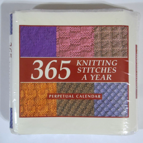 NEW 365 Knitting Stitches a Year: Perpetual Calendar by Tina Cook (2002 ...