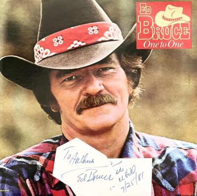ED BRUCE HAND SIGNED AUTOGRAPH LP ALBUM - "ONE TO ONE" | eBay