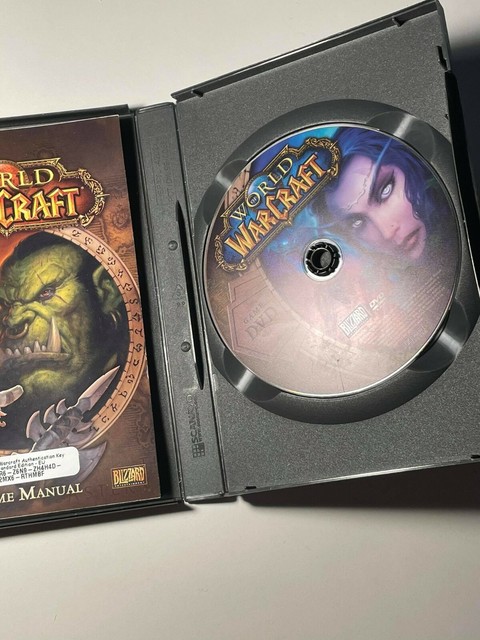 World of WarCraft WoW (2004) PC MAC CD-ROM Near-Mint 4-disc Box-set ...