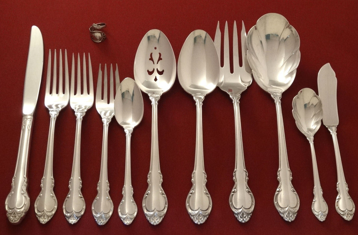Holmes & Edwards SILVER FASHION Deep Silver Plate Silverware Flatware ...