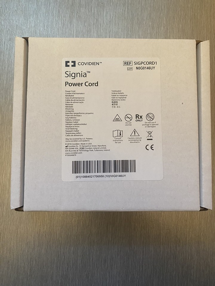 Covidien/Medtronic Signia Power Cord for use with Signia Stapling ...