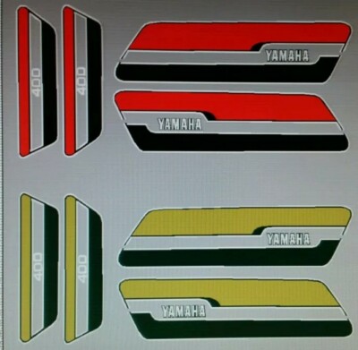 DECAL KIT SUITABLE FOR YAMAHA RD400C 1976 (USA MODEL) | eBay UK