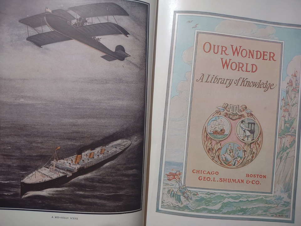 Vintage Children's BOOK "Our Wonder World Vol. II Invention and ...