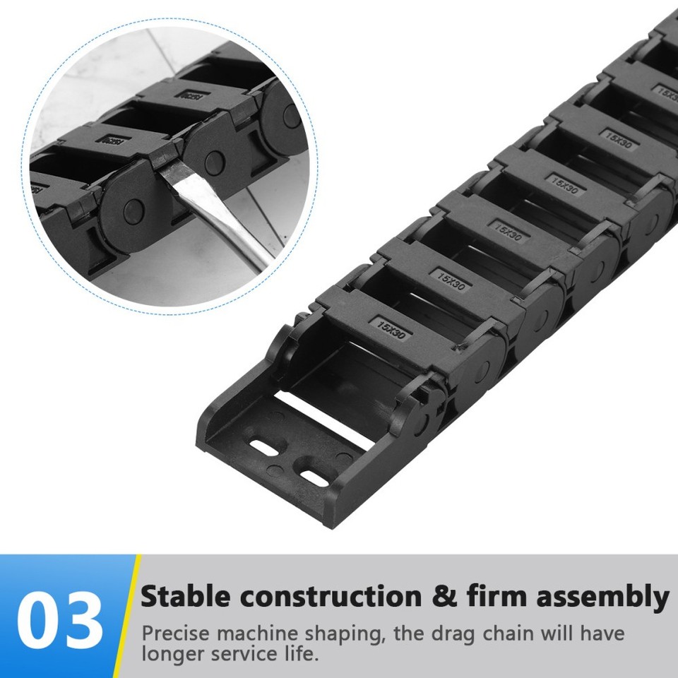 Cable Track Carrier Wire Conduit Machine Tool Accessories Drag Chain ...