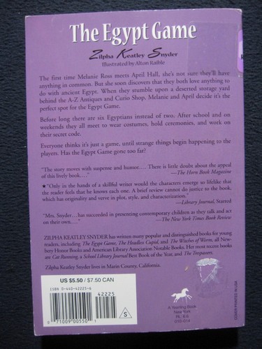 The Egypt Game [Paperback] Zilpha Keatley Snyder | eBay