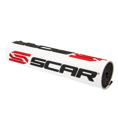 Scar Moto Motorcycle Motorbike 22 MM (7/8") S² Regular Bar Pad White ...