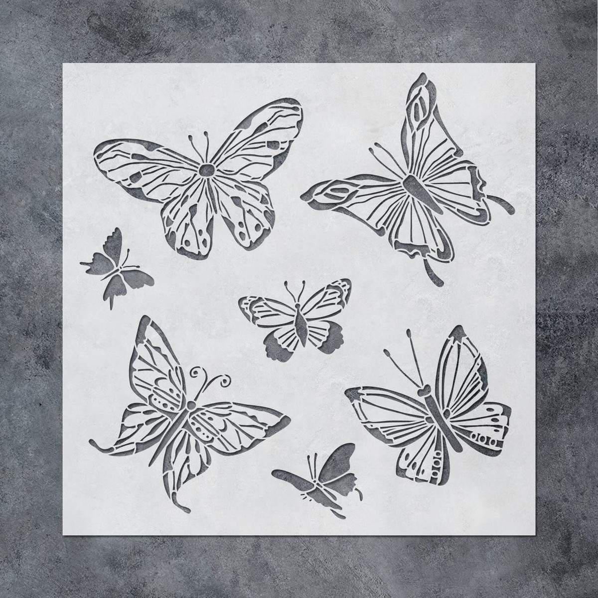 Easy Butterfly Stencil Designs Design Stencil Butterfly Trail