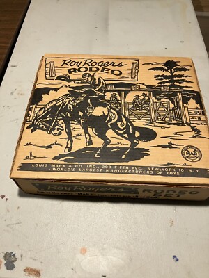 Marx Playsets Roy Rogers Rodeo Set | eBay