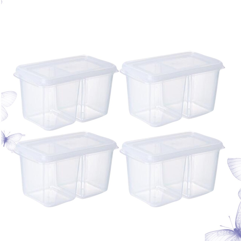 Kitchen Storage Organizer Sauce Storage Containers Lids Garlic Storage ...