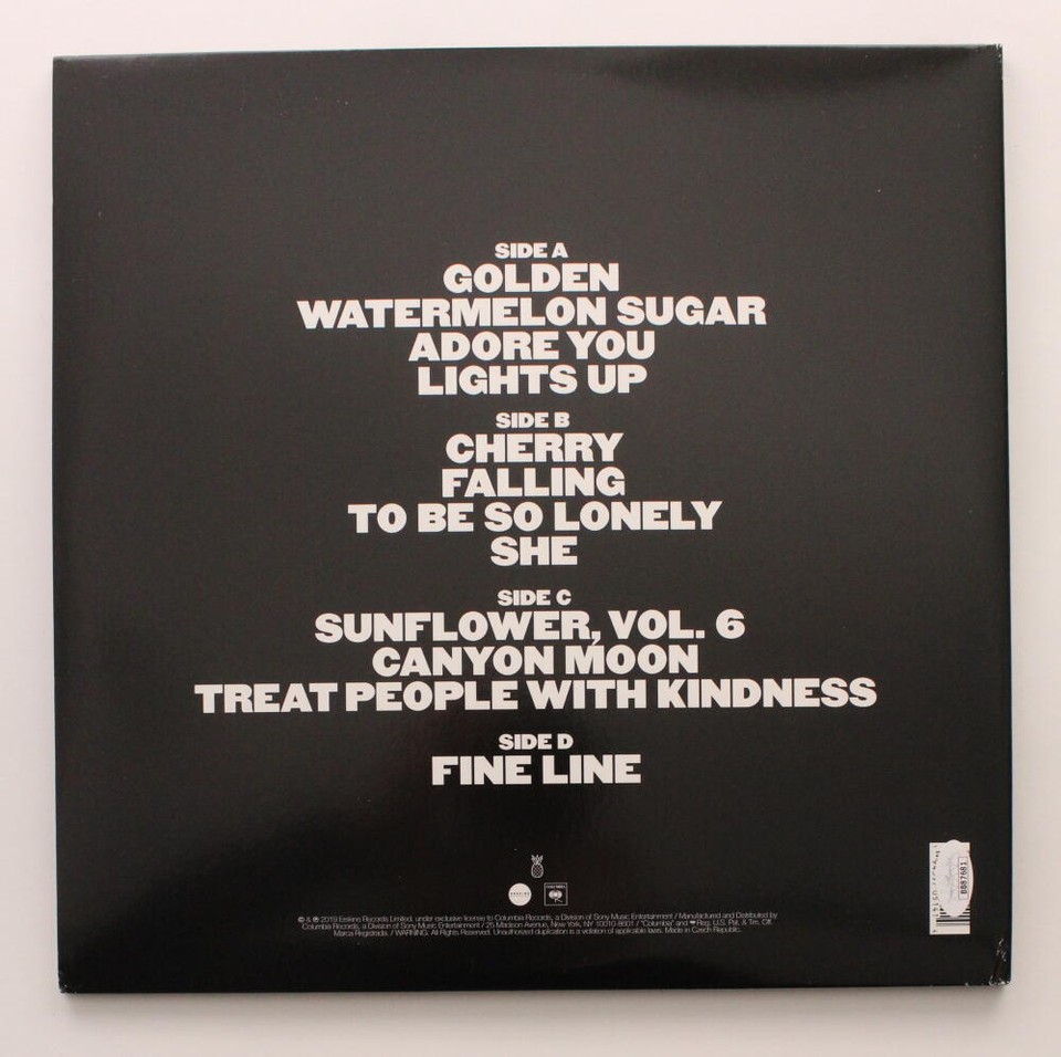 Harry Styles Signed Autograph Album Vinyl Record - Fine Line One ...