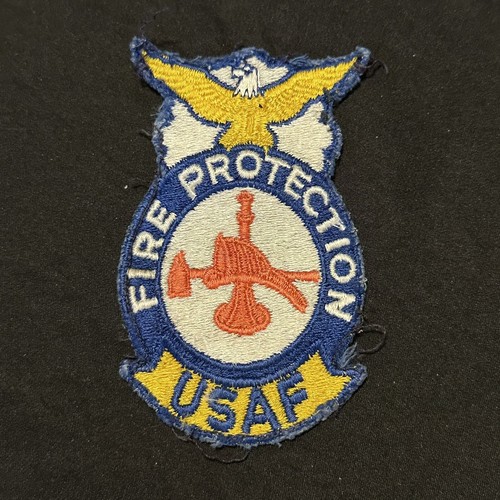 Vintage 1950s US Air Force Fire Protection Patch | eBay