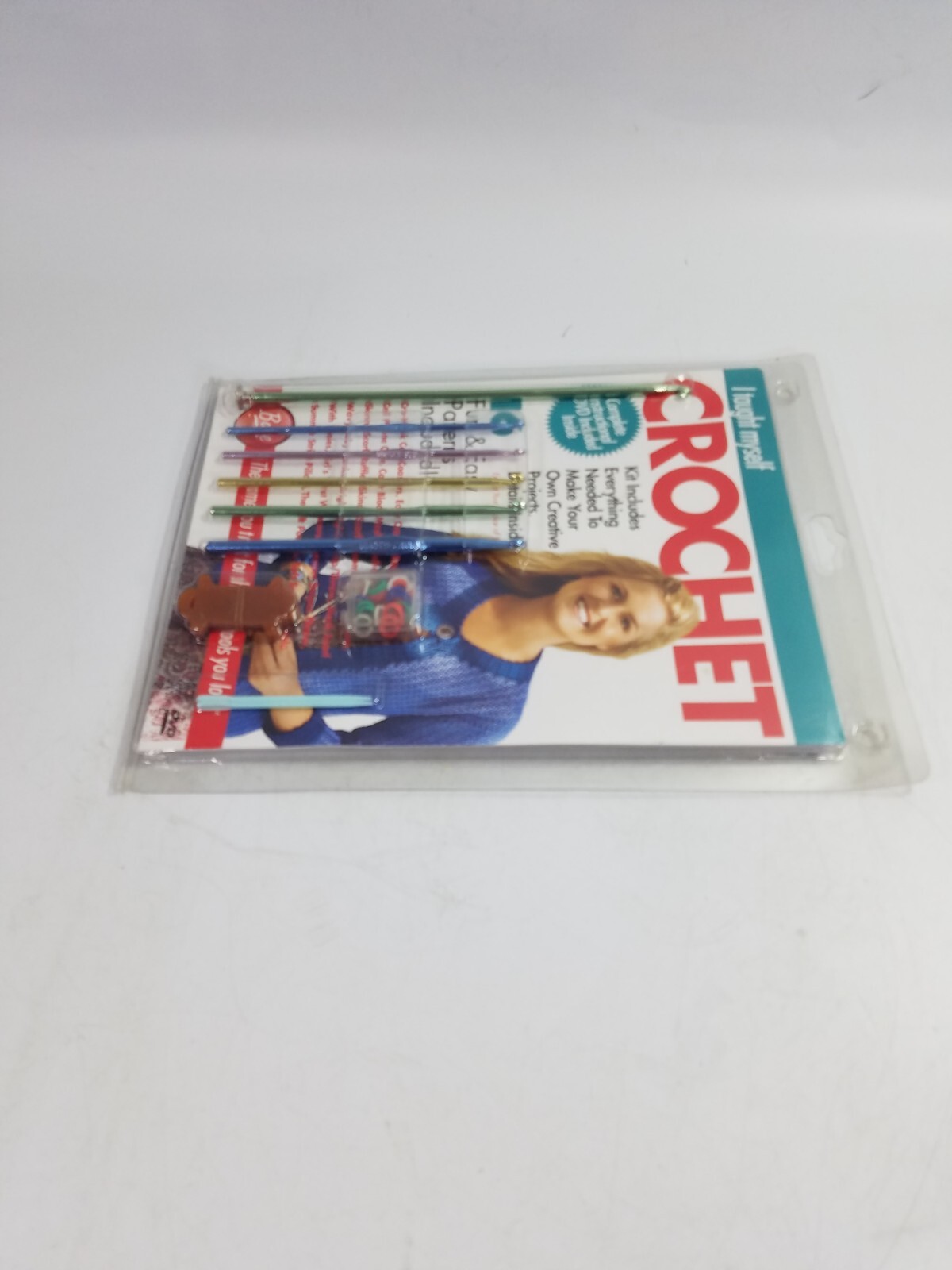 I Taught Myself Crochet - Boye Book DVD Kit Hooks Needles Rings NEW | eBay
