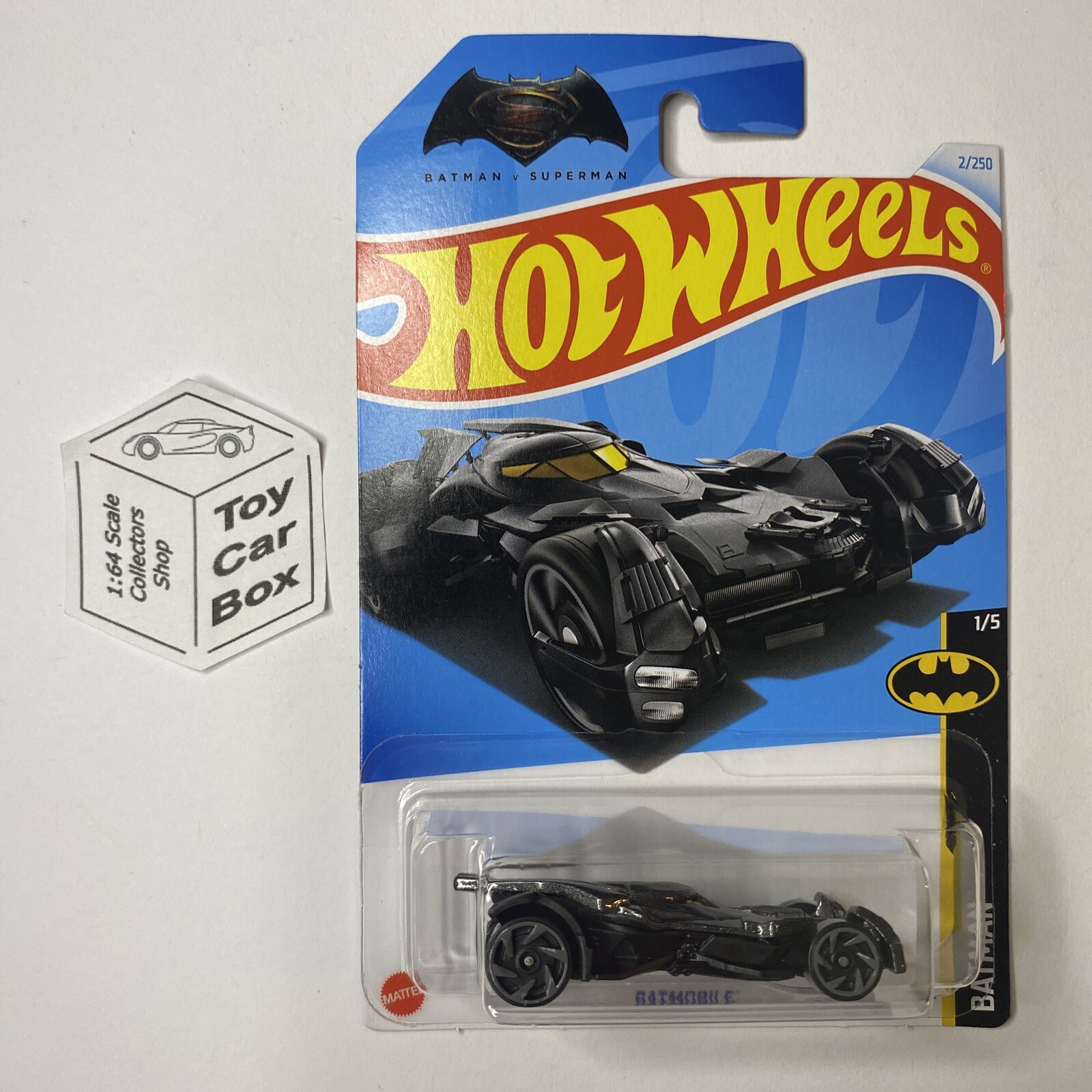 2024 HOT WHEELS #2 - Batmobile (Dark Grey Recolour #1 Batman - Long ...