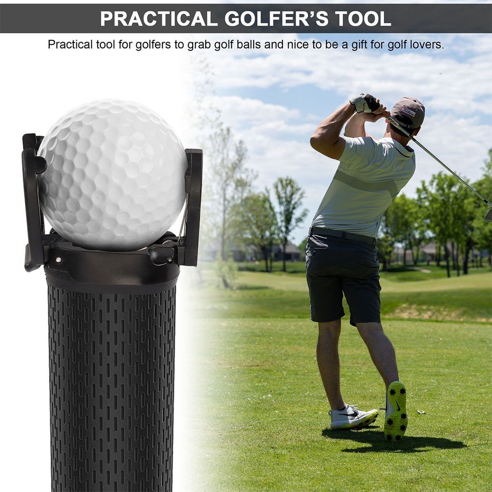 2/4x Golf Ball Picker Pick Up Back Tool Saver Claw Putter Grip ...