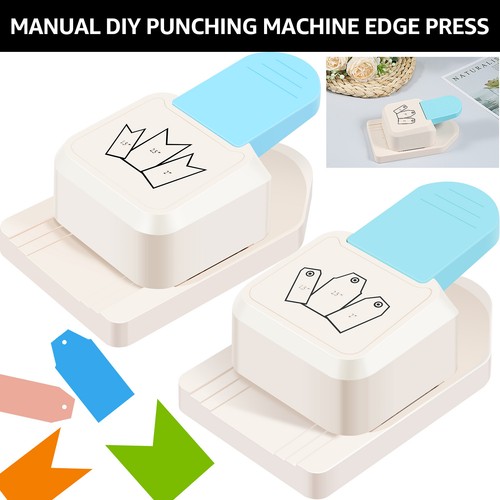 3 in 1 Craft Tag Punch Paper Craft Tag Punch Gift Tag Paper Punch 1.5in ...