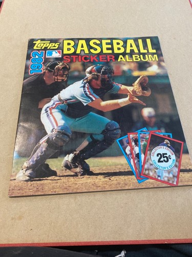 Vintage 1982 Topps MLB Baseball Sticker Album NEW Empty | eBay
