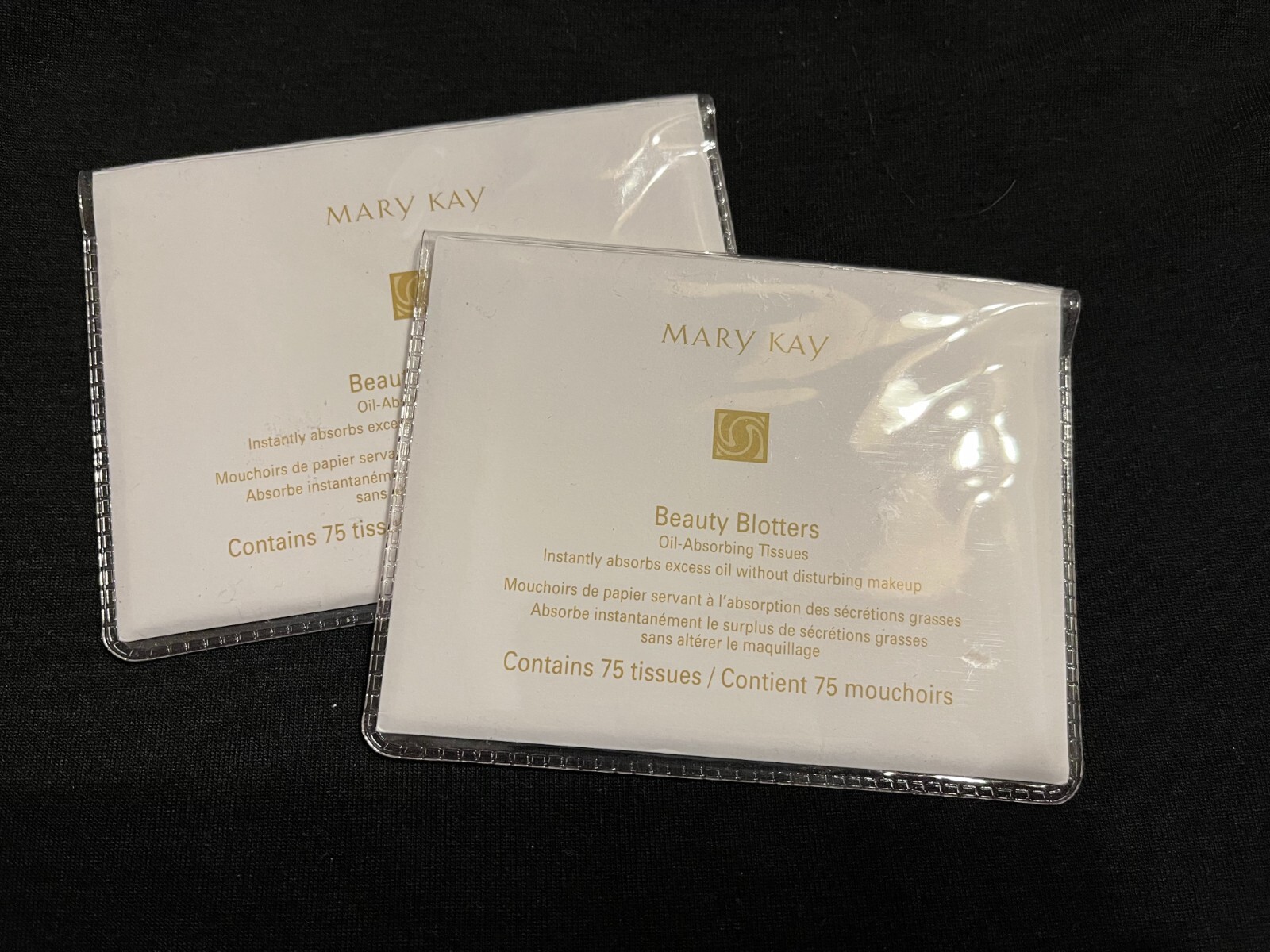Lot of 2 packs Mary Kay Beauty Blotters Oil Absorbing Tissues Disc ...