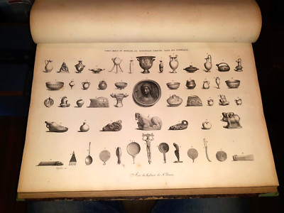 Antique 1700's Lithograph Print Depicting Antiquities | eBay
