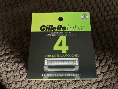 Gillette Labs Razor Blade Refills – 4 Cartridges – Fits All ...