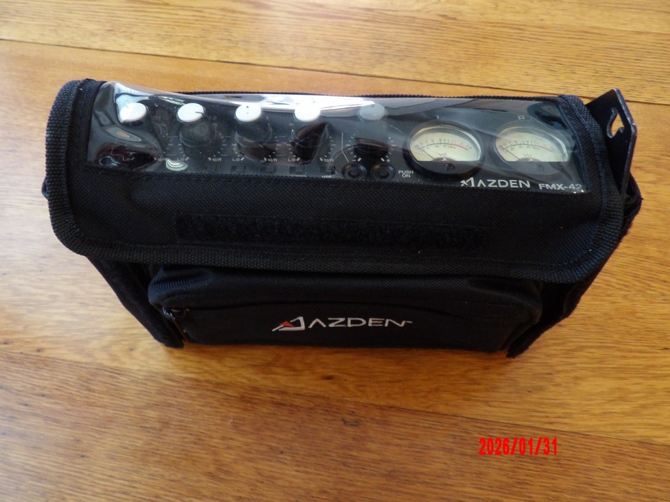 Azden FMX-42 4-Channel Portable Audio Mixer With Case | eBay