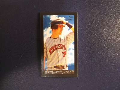 2009 Upper Deck Baseball Goodwin Champions Parallels Mauer Card # 76 | eBay