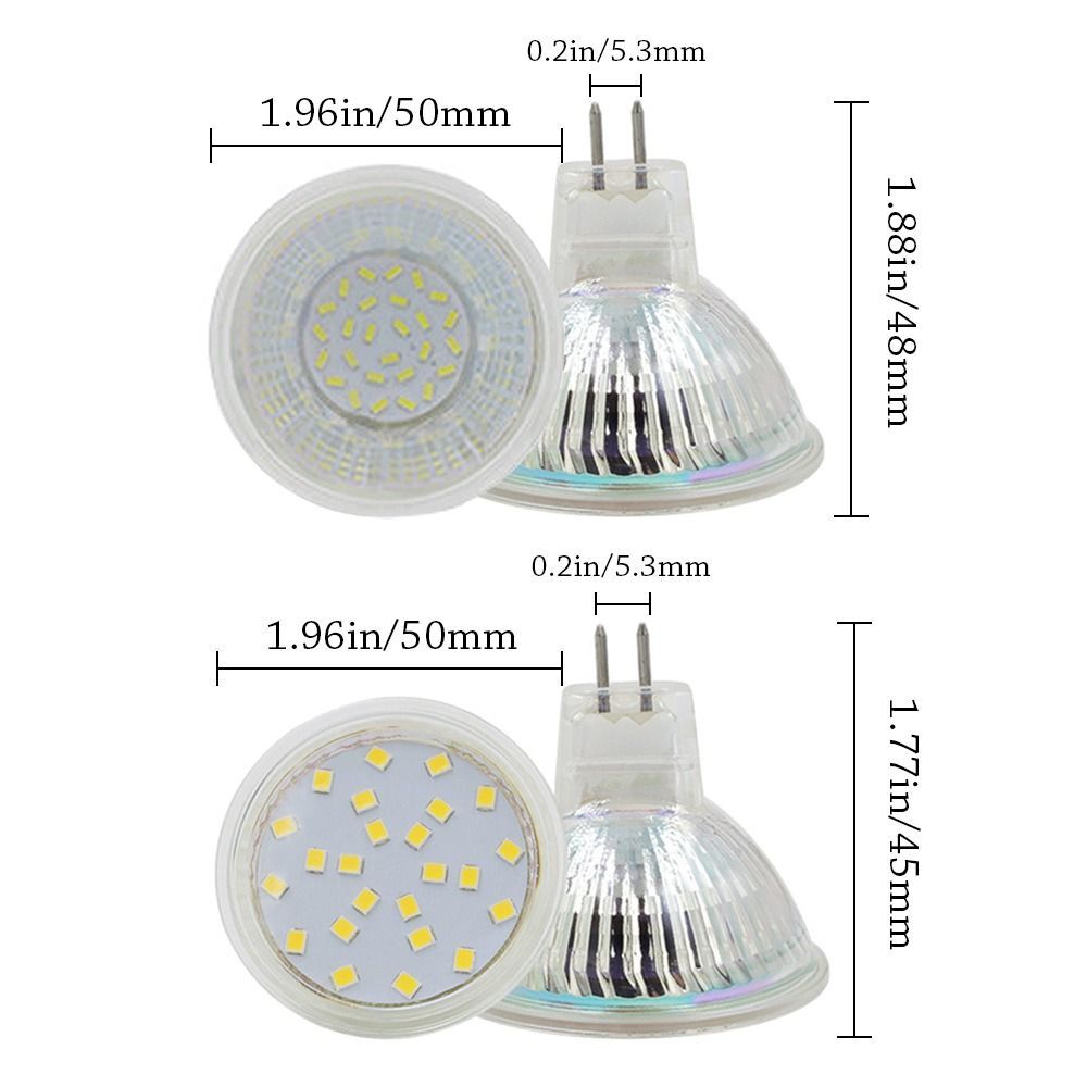 Bi-Pin Base 5W/3W Halogen Bulb MR11/MR16/GU10 LED Light Bulbs Spotlight ...