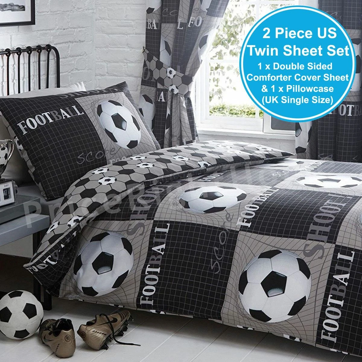 Boys Football Bedroom