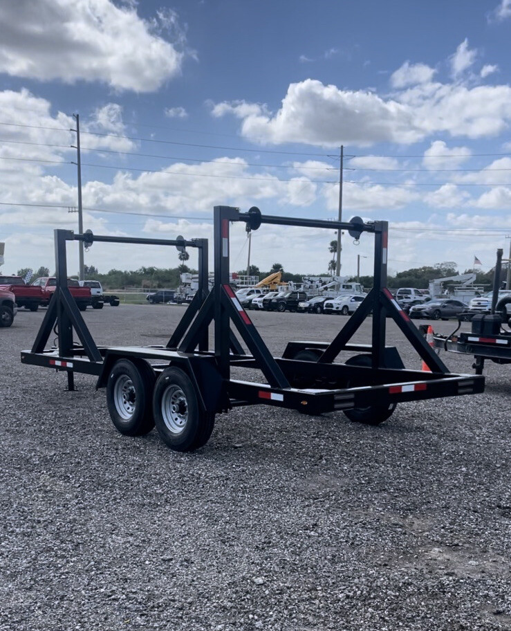 Double Cable Trailer / Double Reel trailer / Double Pipe Trailer. | eBay