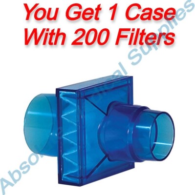 *200-Packs* SDI Diagnostics Pulmoguard Plastic PFT Adult Filter Blue 29 ...