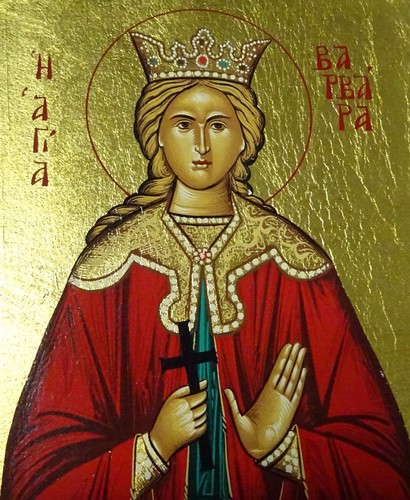 Heilige Barbara Schutzheilige der Bergleute Ikone St. Icon Icona Icone ...