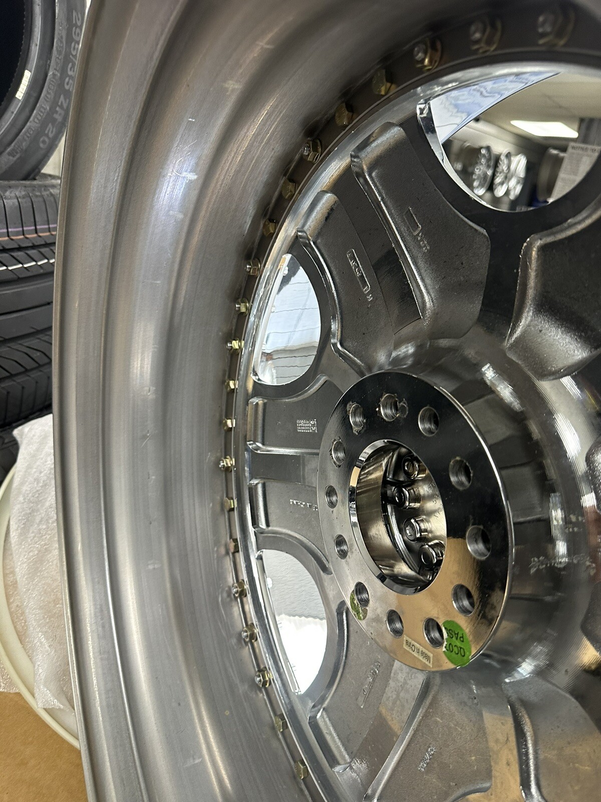 22x10 chrome wheels 6 Lug 139.7 / 135 Sequence Brand Wheels 4 Free ...