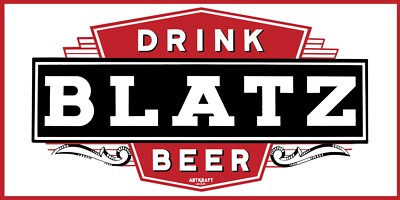 Drink Blatz Beer - Milwaukee, Wisconsin NEW Sign: 24 x 48" USA STEEL | eBay