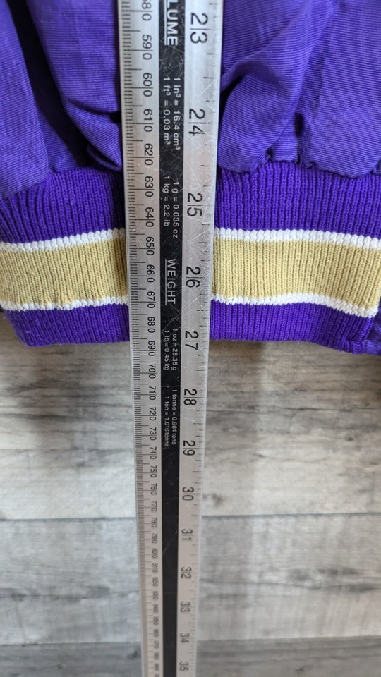 Vintage DeLONG North Summit High Braves Football Jacket Mens Large ...