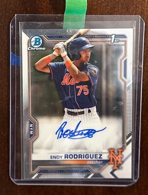 Endy Rodriguez 1st Prospect Auto Autograph Bowman Chrome | eBay