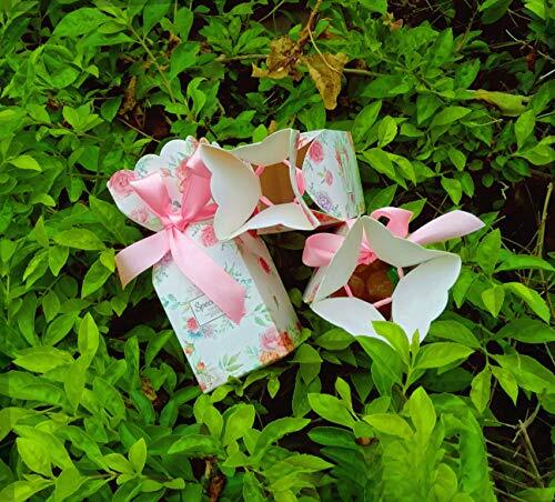 50 Pcs Floral Pattern Candy Boxes Wedding Birthday Party Favor Gift Box ...